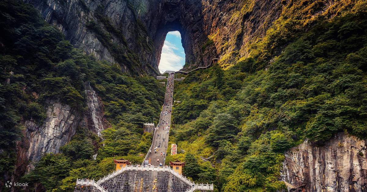 Однодневный тур в национальный лесопарк Тяньмэньшань в Чжанцзяцзе (Трансфер из города + Самая ...